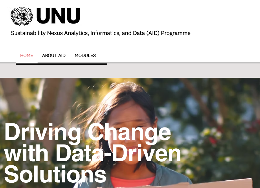 Nexus Thinking: Innovative Tools for Addressing Global Environmental ...